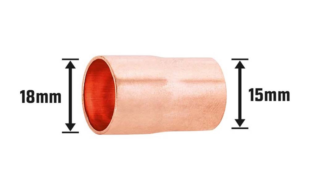 Löt-Absatznippel Typ 5243 Kupfer Ø 18 mm x Ø 15 mm kaufen bei OBI