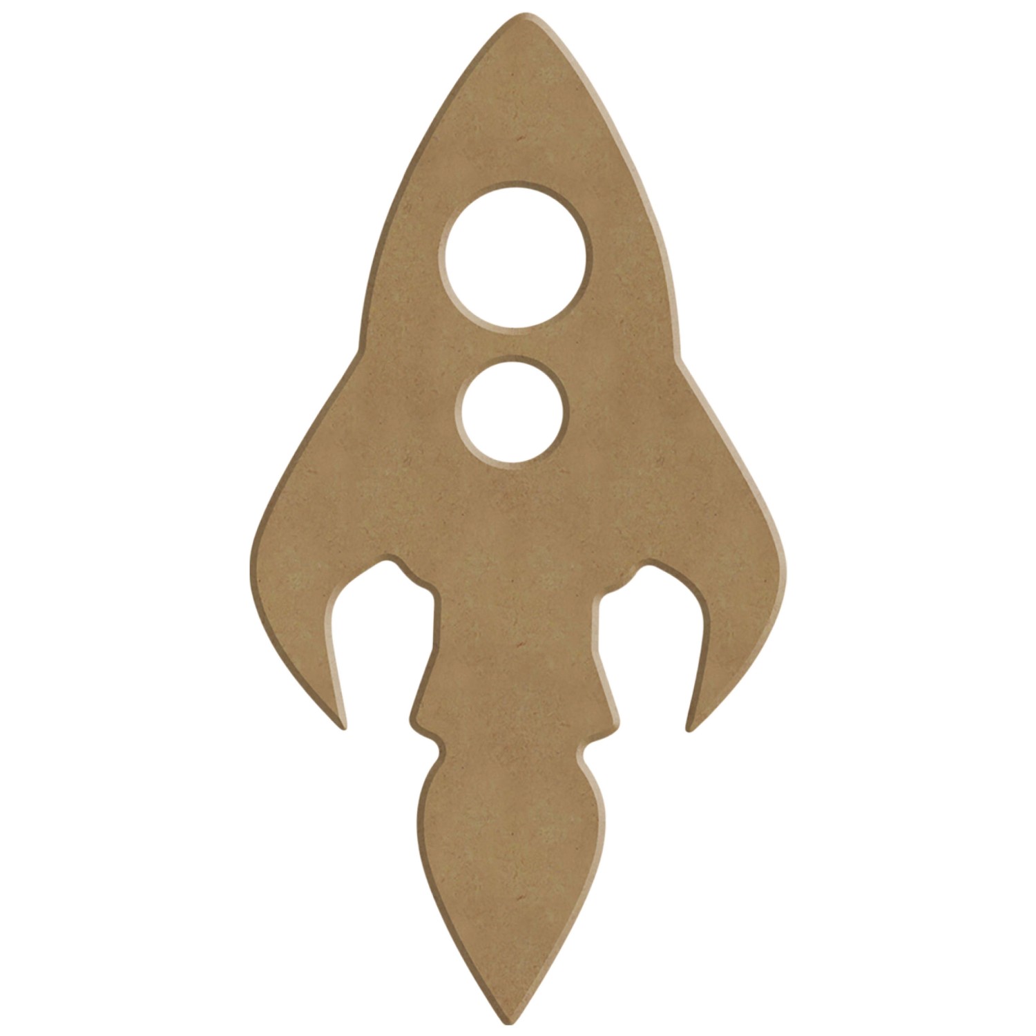 Gomille Figurine en MDF Fusée 8 x 14 cm