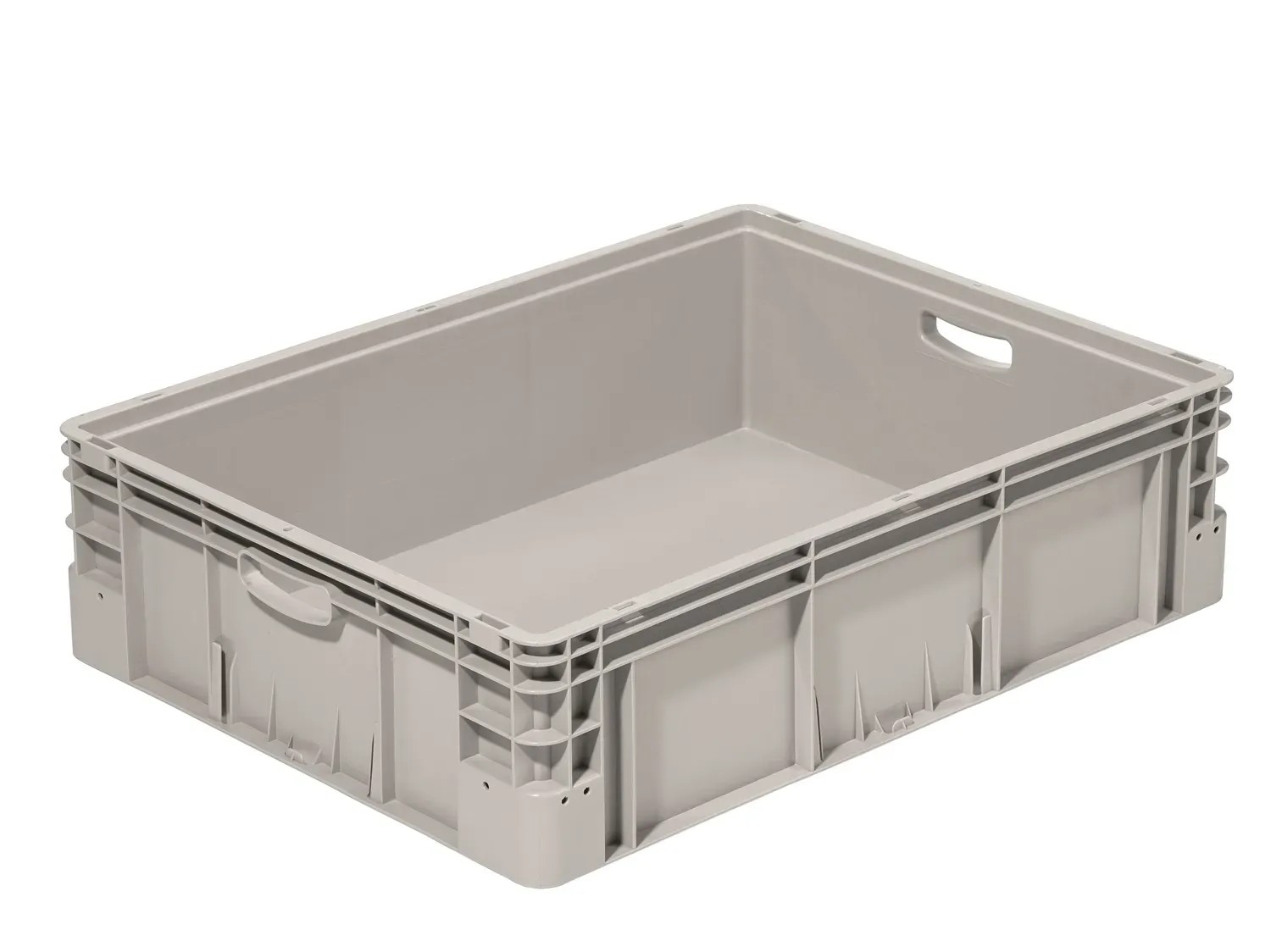 Euronorm-Box geschlossen Grau (HxBxT) 22 x 60 x 80 cm