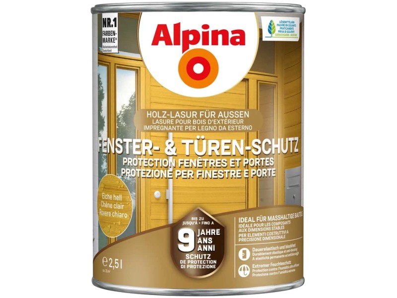 Alpina Fenster- & Türen-Schutz Eiche hell DIF 2,5 l kaufen bei OBI