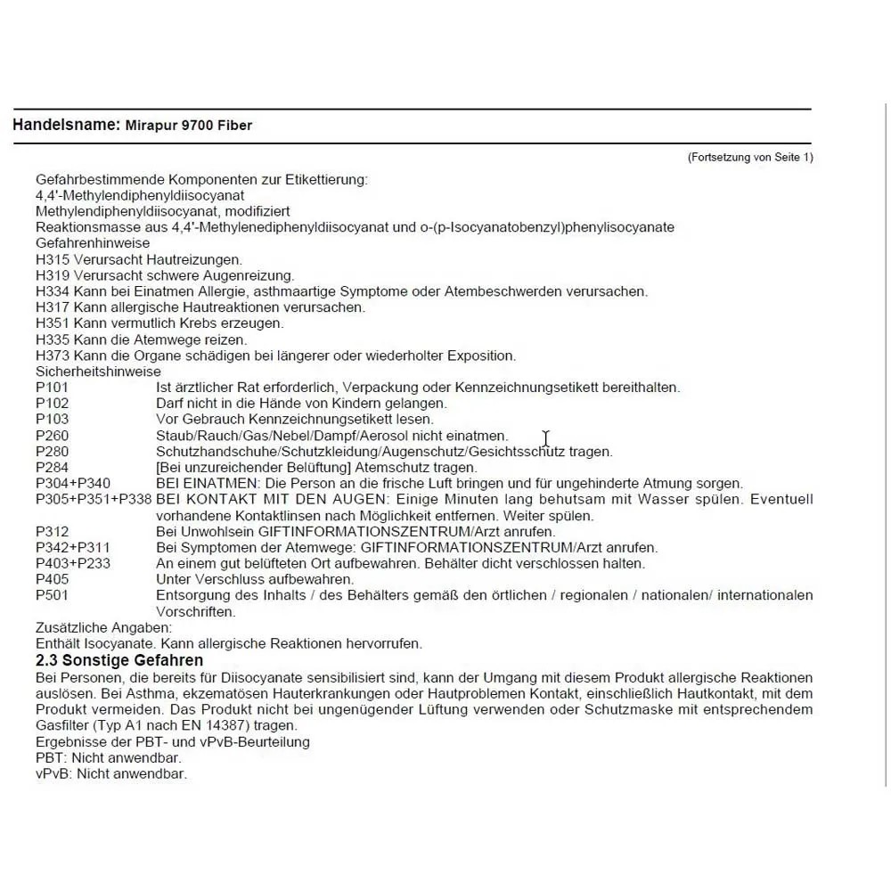 Geistlich Montagekleber Mirapur 9700 Fiber / 310 ml kaufen bei OBI