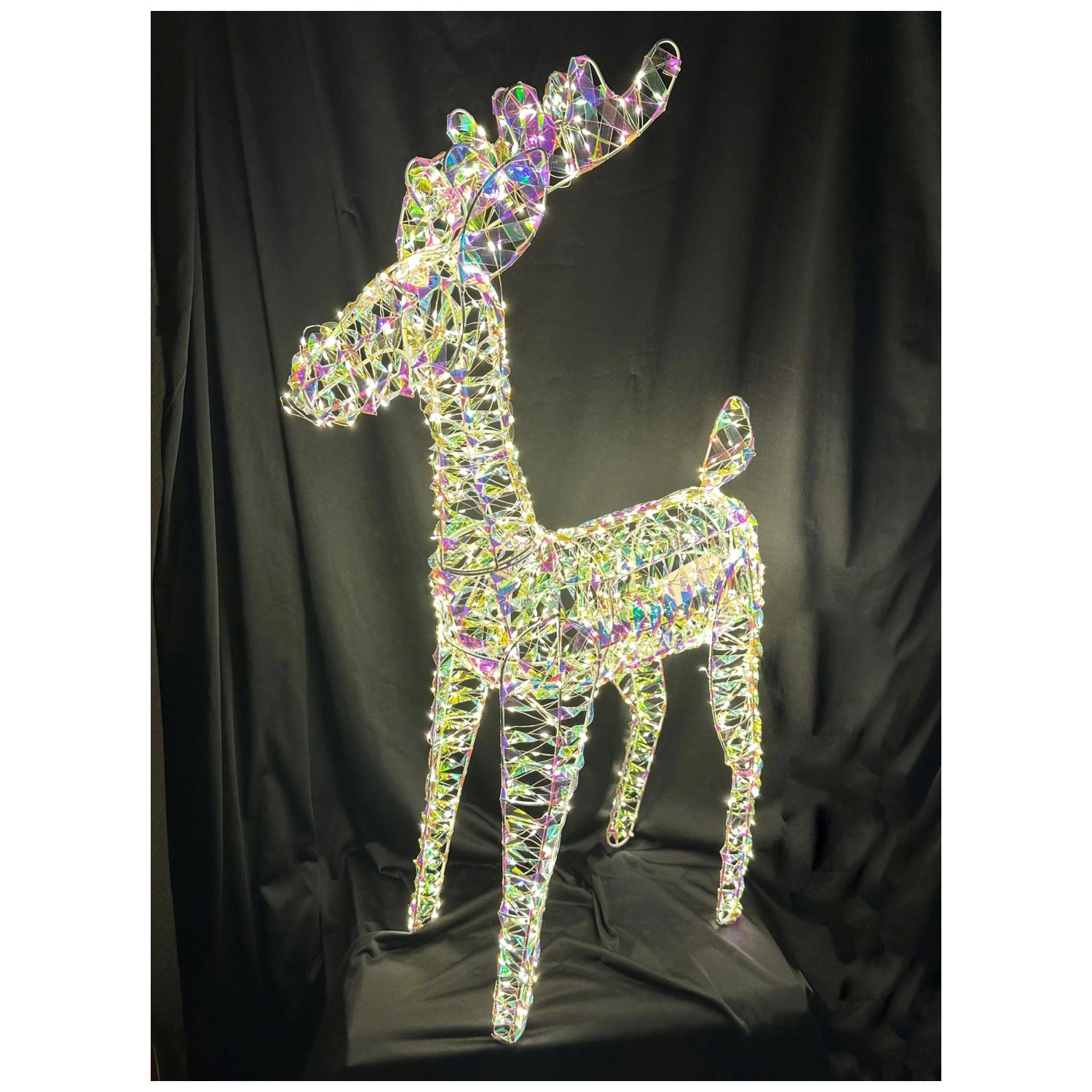 LED-Rentier Candy Outdoor 960 LEDs Höhe 85 cm kaufen bei OBI