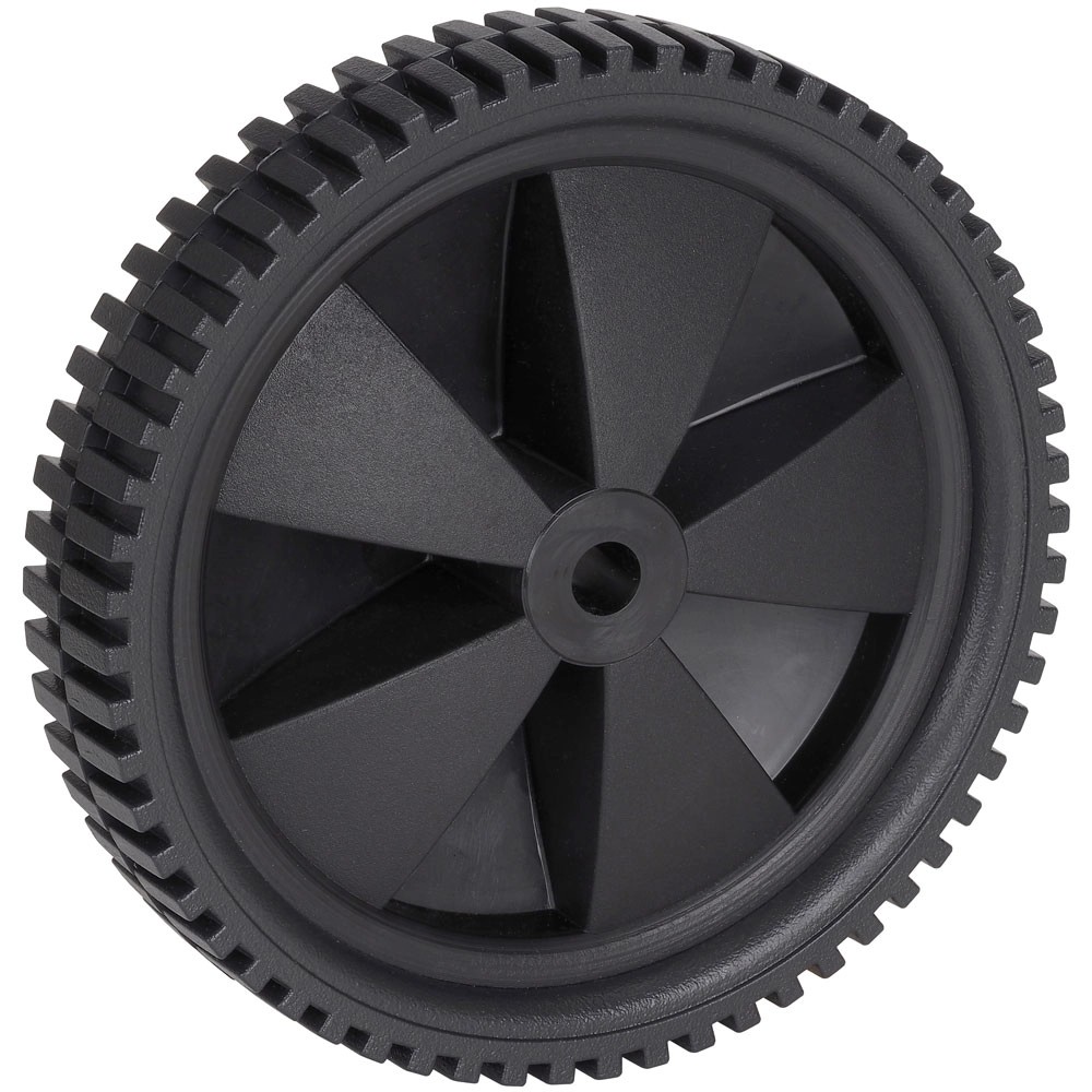 Doerner + Helmer Rad mit Stollenprofil PVC Schwarz Ø 17,5 cm / Breite 3 ...