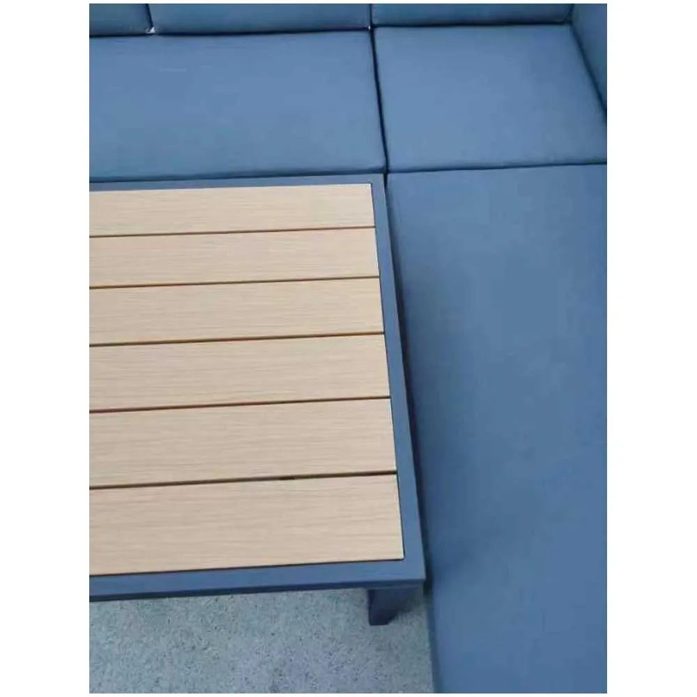 Acamp Lounge-Set Trinidad Anthrazit / Dunkelgrau / Teak 4-tlg. kaufen ...