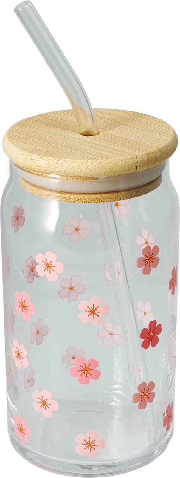 Verre avec paille assorti / 1 pc