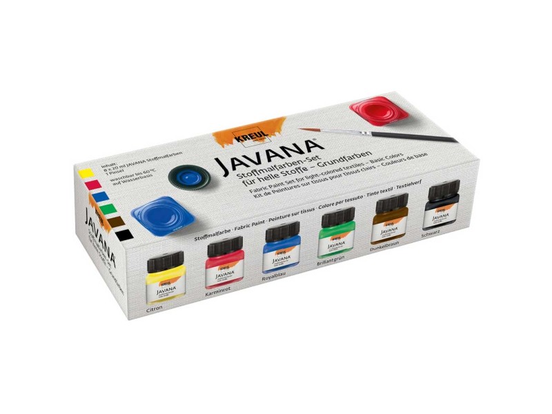 Kreul Javana Stoffmalfarben-Set 6 x 20 ml kaufen bei OBI