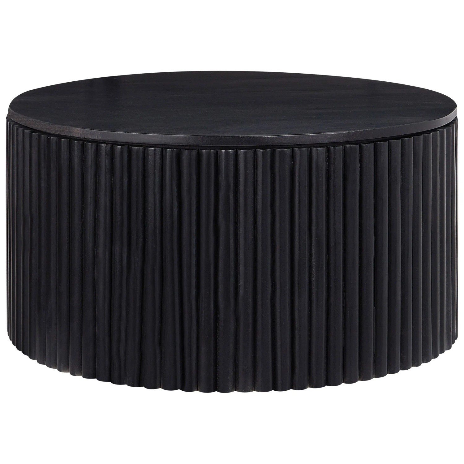 Couchtisch Mangoholz Schwarz