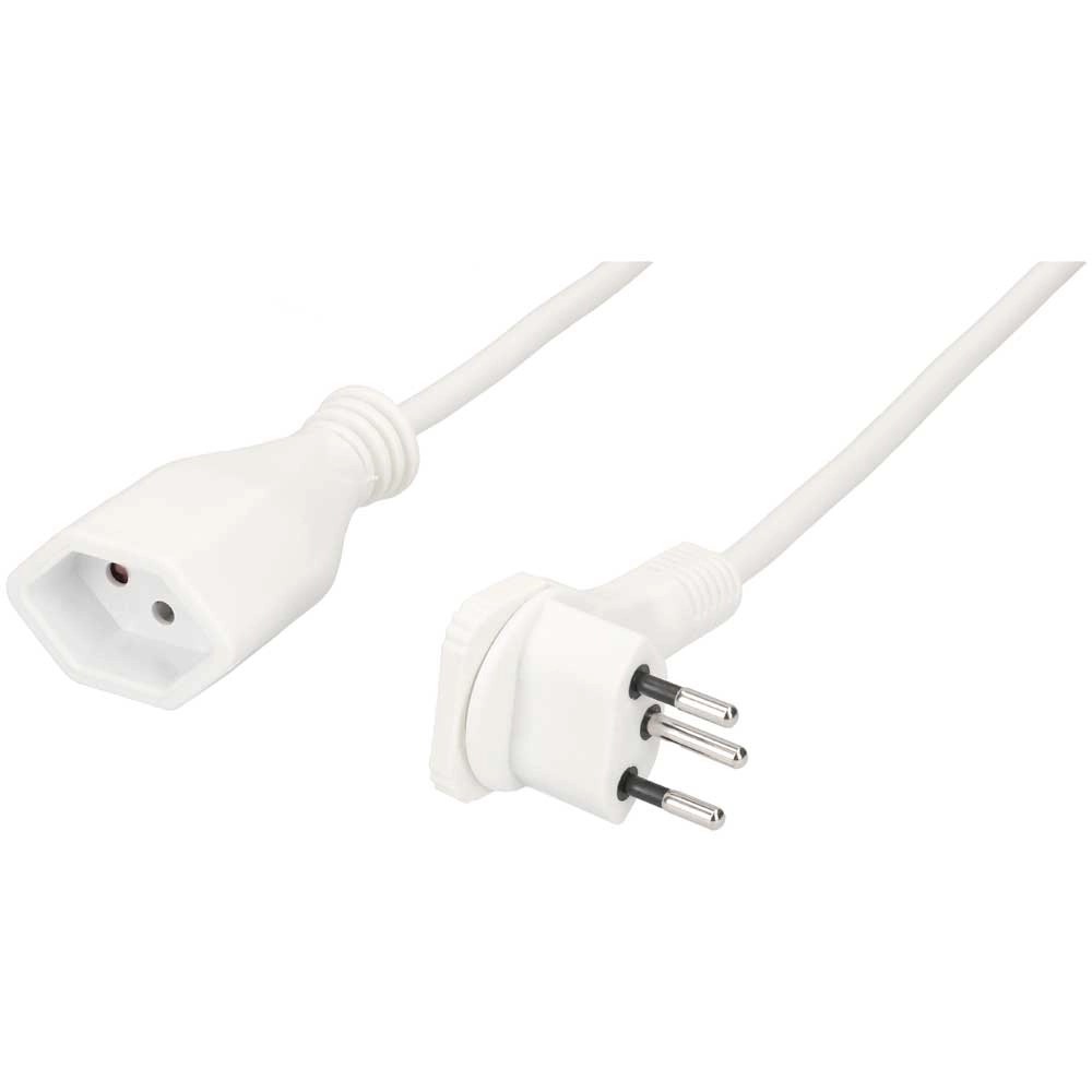 Max Hauri Prolunga TD con spina angolare piatta Bianco 3 m acquista da OBI