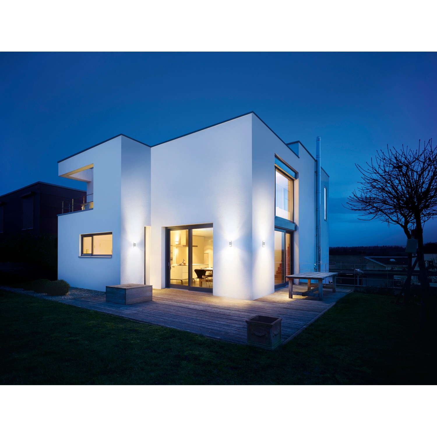 Steinel Sensor-LED-Leuchte L 910 LED Silber kaufen bei OBI