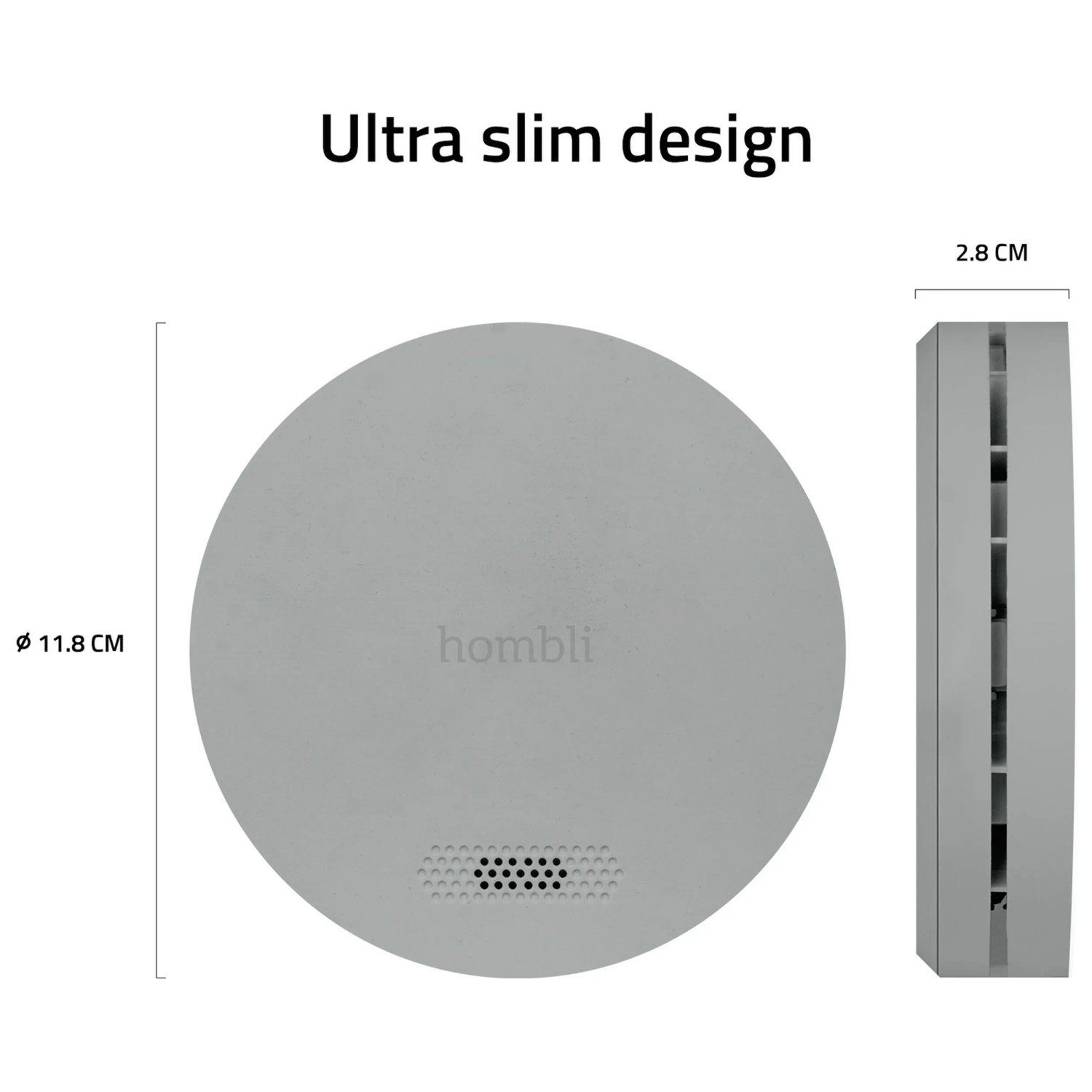 Hombli Smart Rauchmelder Grau kaufen bei OBI