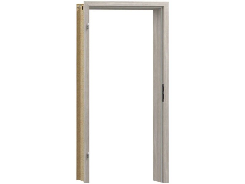 Zarge Lamineo DIN Links / Rechts Eiche Silber (HxBxT) 199 x 74 x 8 cm