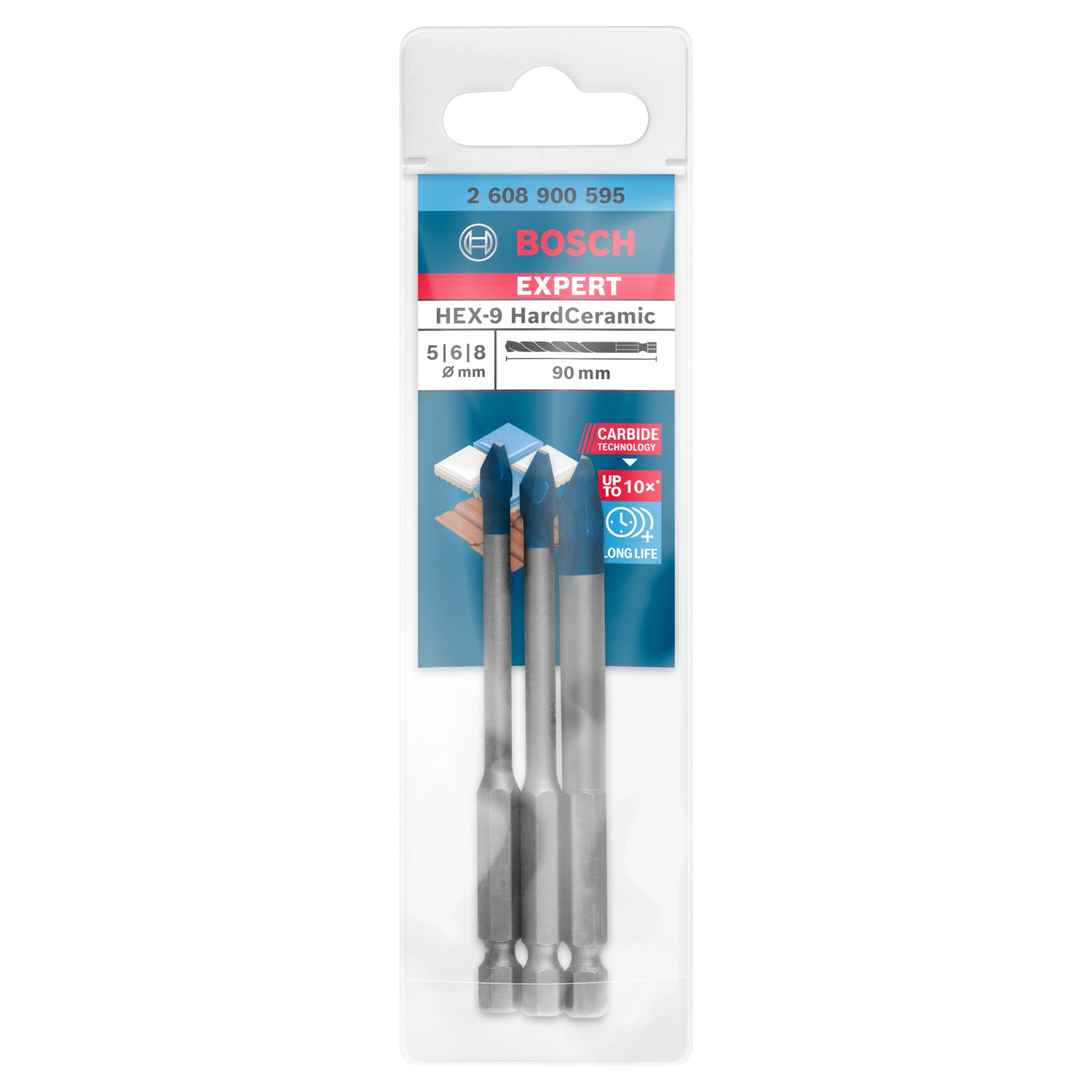 Bosch Expert Bohrer-Set HardCeramic HEX-9 / 3-tlg. kaufen bei OBI