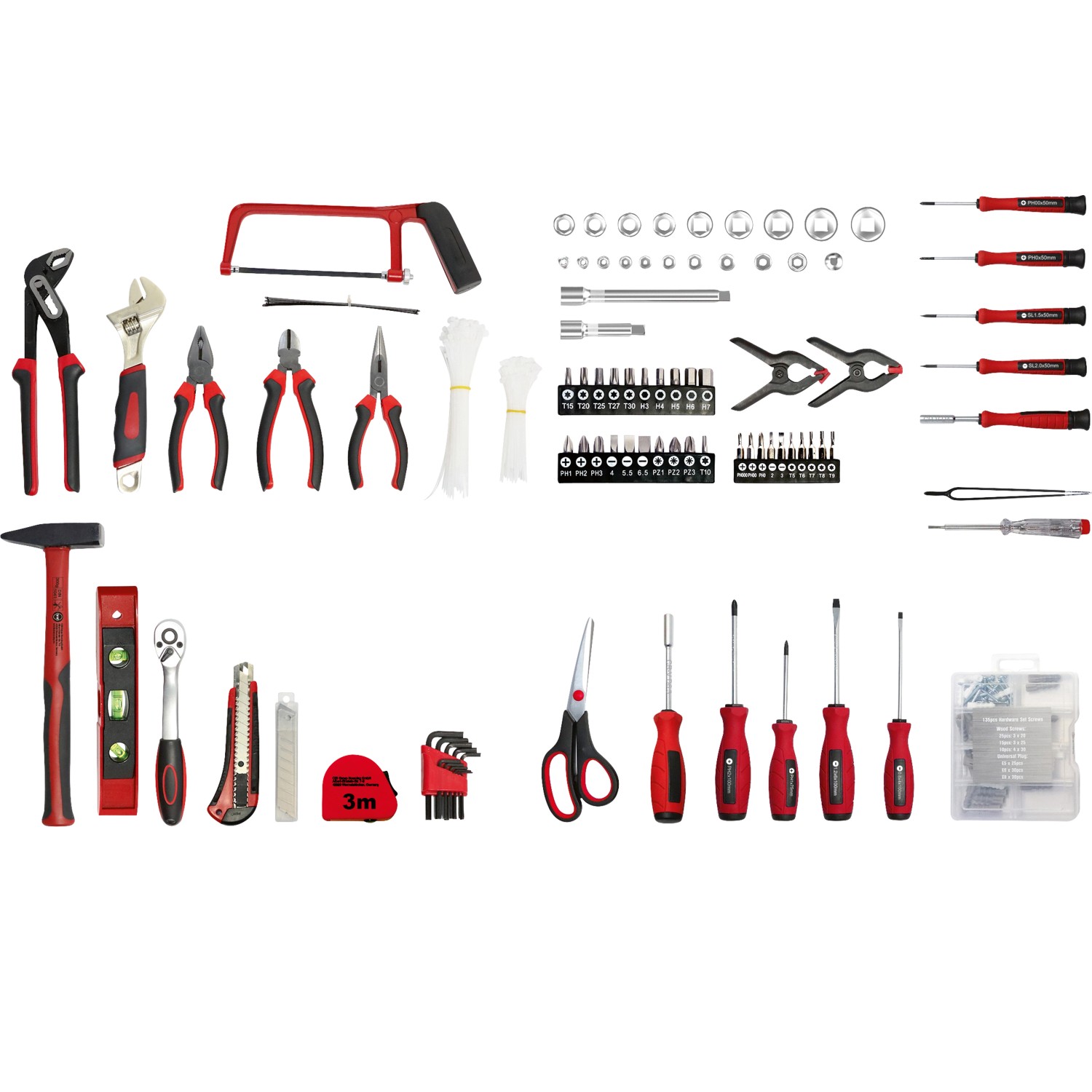 LUX Werkzeug-Trolley Schwarz-Aluminium 299-tlg. kaufen bei OBI