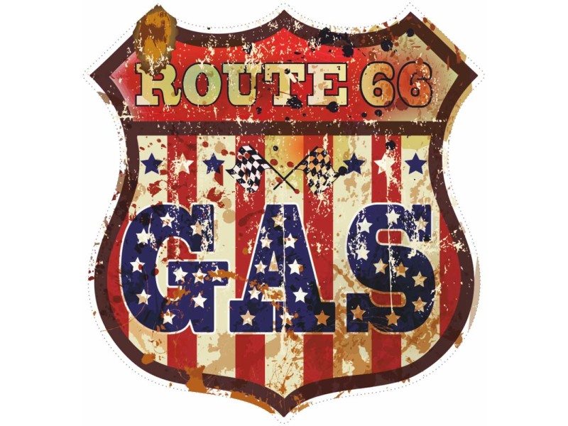 Sticker Route 66 / 9 x 8,5 cm kaufen bei OBI