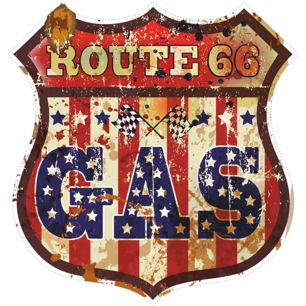 Sticker Route 66 / 9 x 8,5 cm kaufen bei OBI