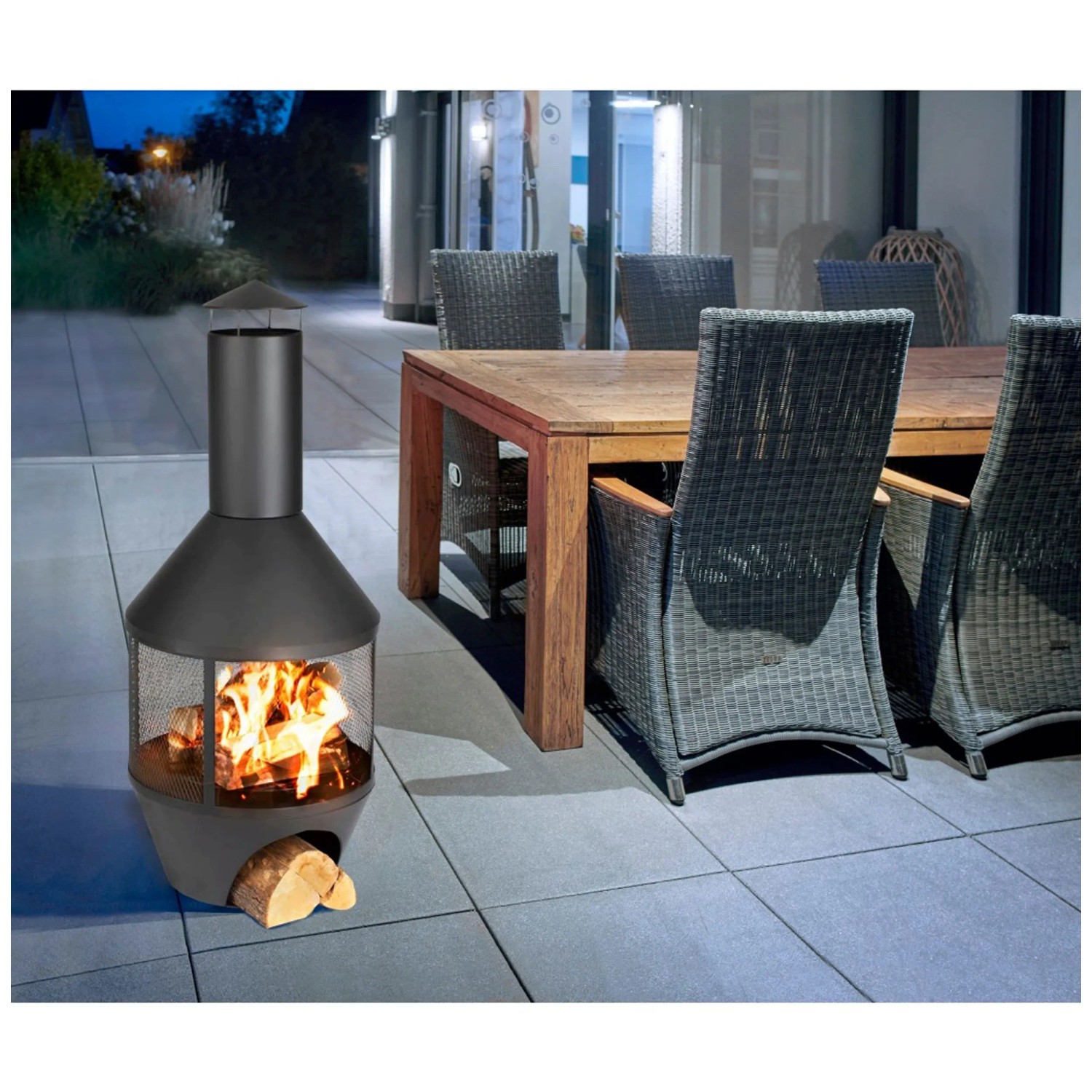 Buschbeck Feuerstelle Mata Edelstahl Ø 45 / Höhe 107 cm kaufen bei OBI