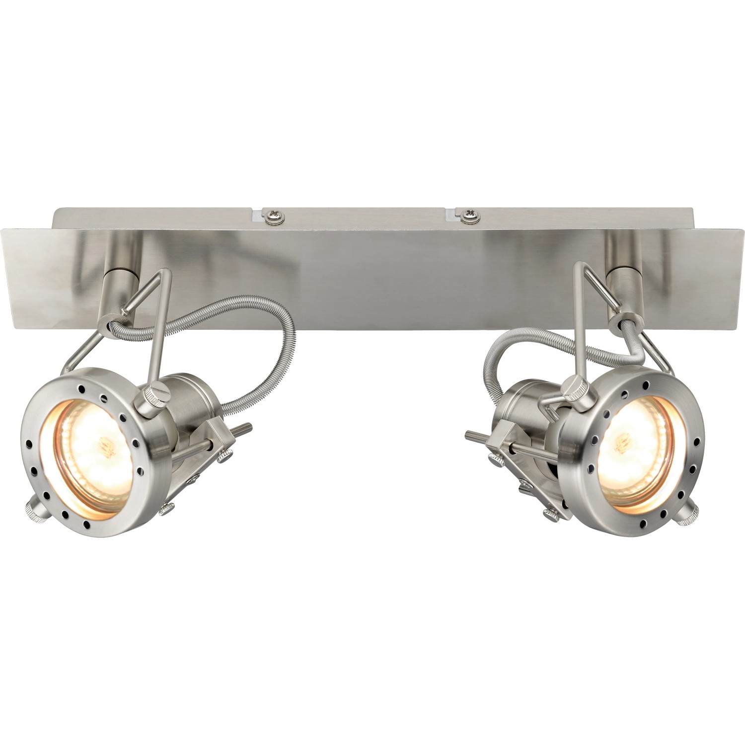 LED-Spot Dusino 2er Nickel matt 16 x 32 cm kaufen bei OBI