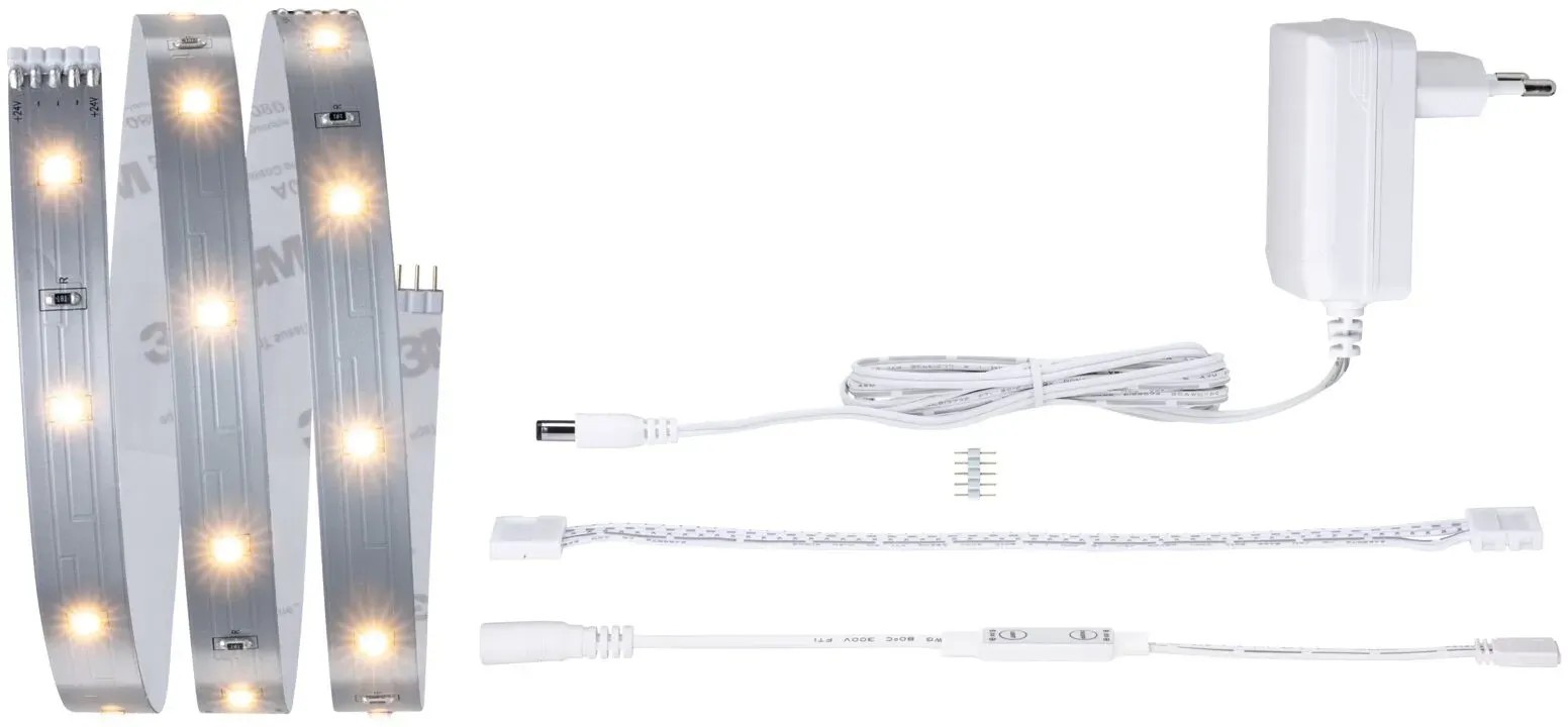 Paulmann MaxLED 250 LED-Strip Regal Comfort Basis-Set Weiss Länge 1 m