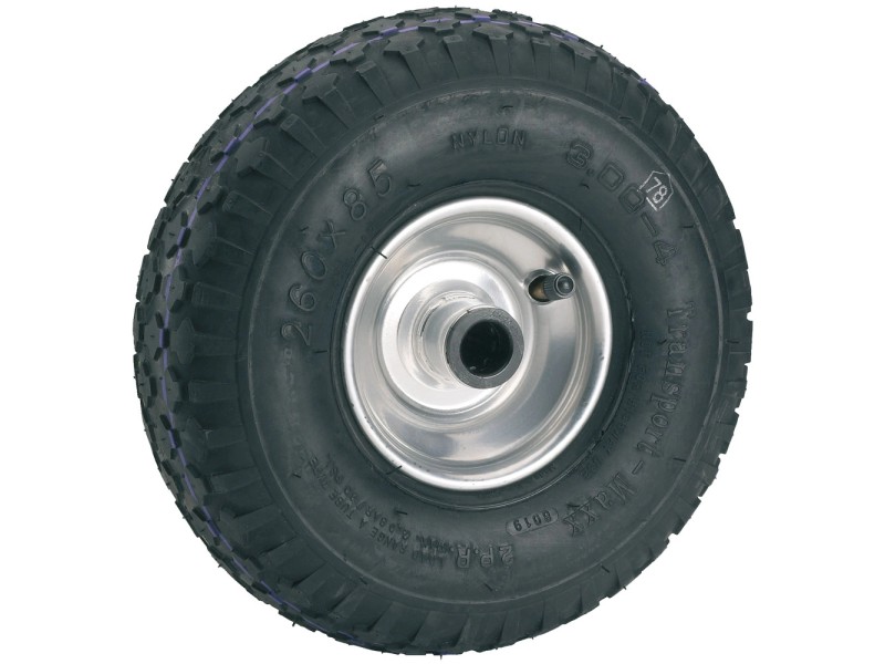 Doerner + Helmer Luftrad mit Schlauch Silber Ø 26 cm / Breite 8,5 cm ...