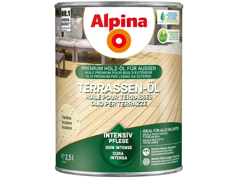 Alpina Terrassen-ÖL Farblos 2,5 l kaufen bei OBI