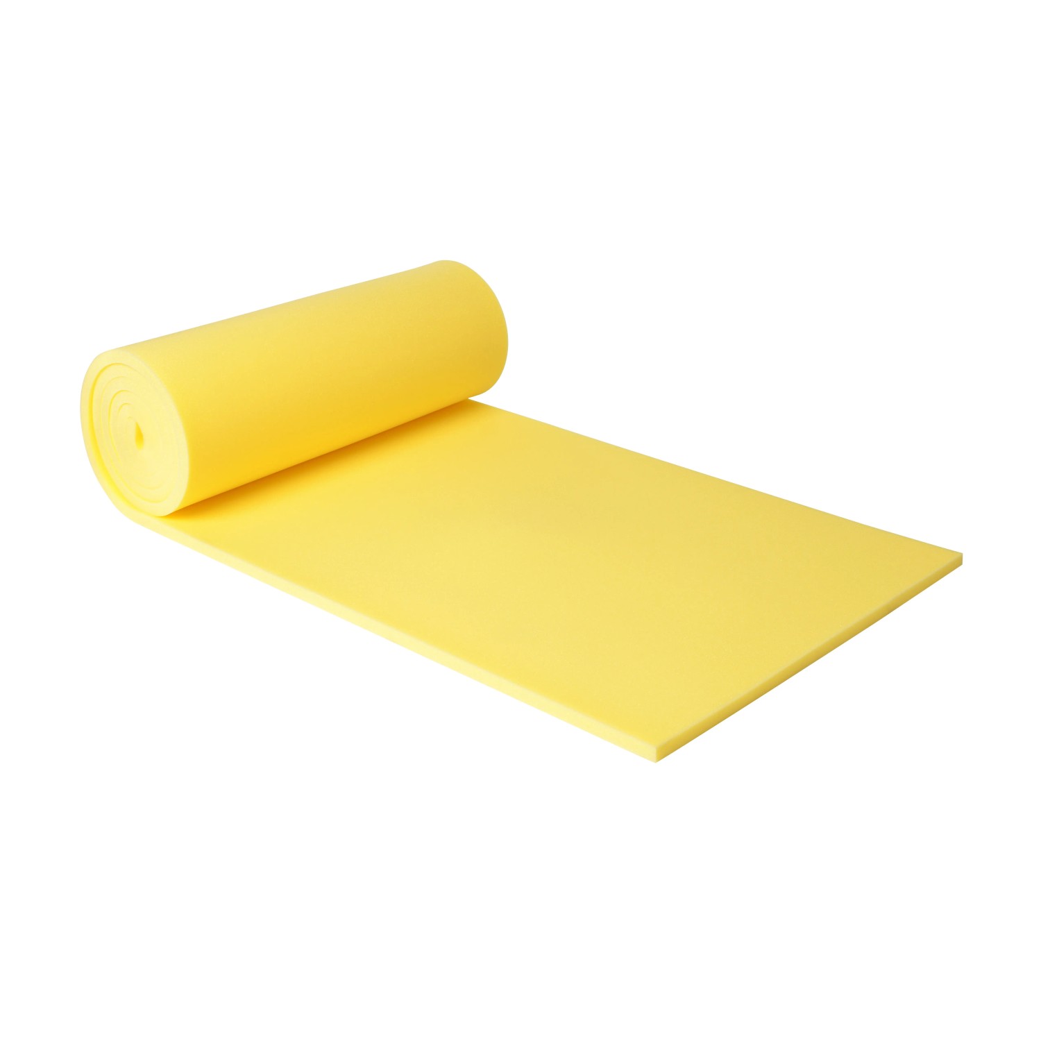 Plaque en mousse polyéther MT3035 Jaune 5'000 x 1'000 x 30 mm