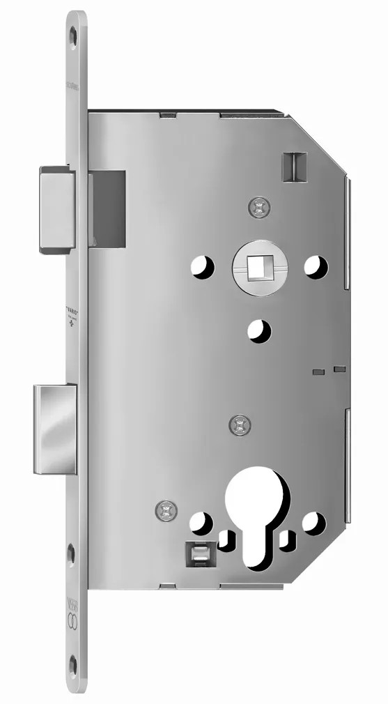 Alpertec serrure à mortaise DIN droite cylindre profilé 72 mm