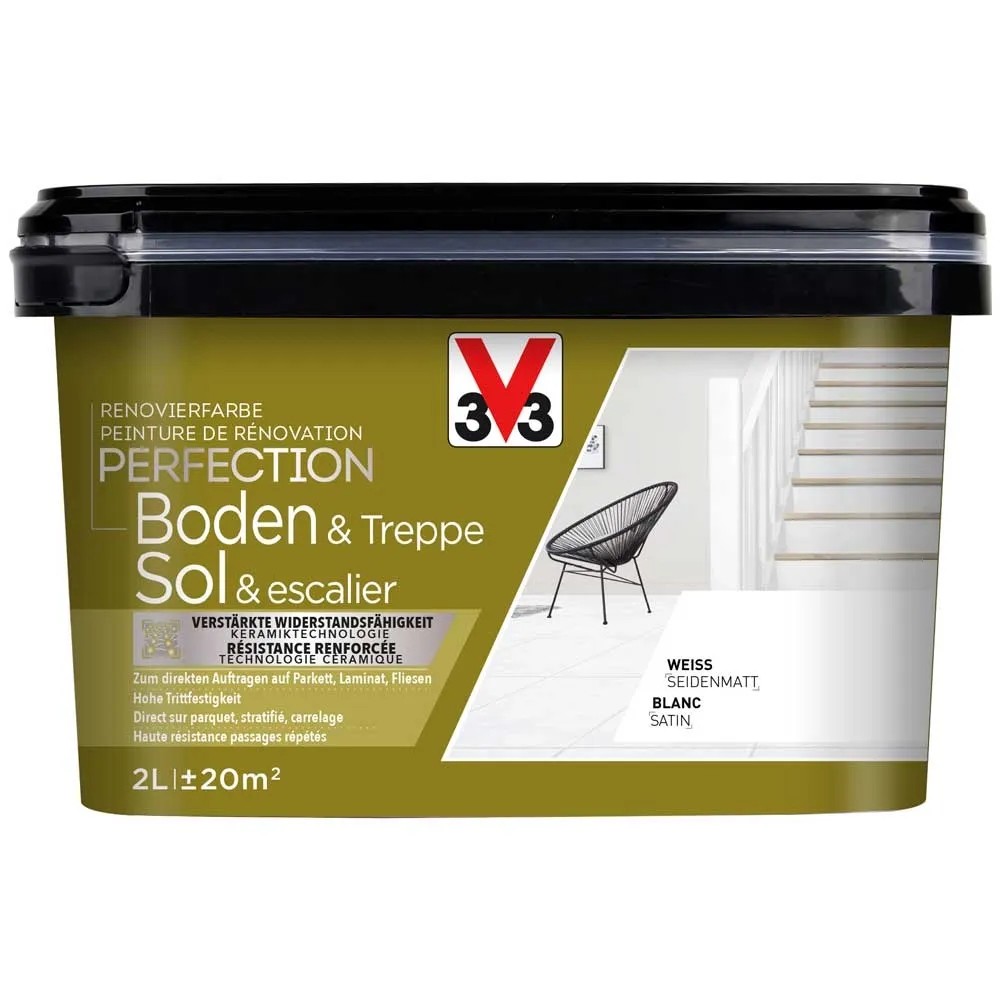 Bodenfarbe Reno Perfektion Weiss 750 ml kaufen bei OBI