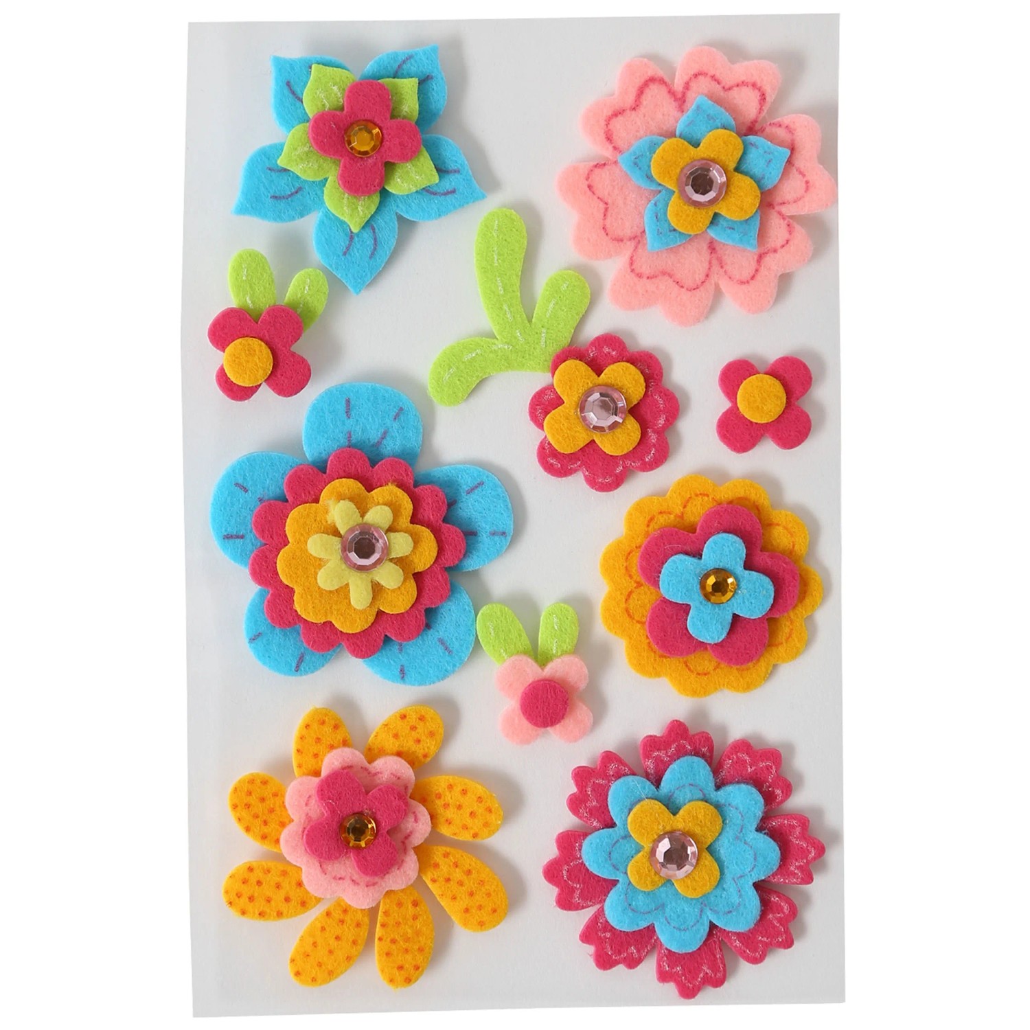 I am Creative Filzsticker Filzi Blume I Filz Bunt 10 Stk. kaufen bei OBI