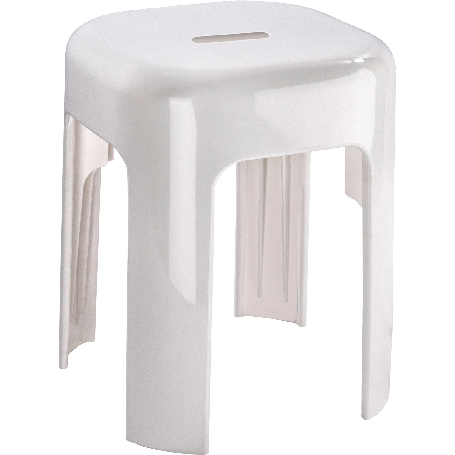 Badhocker Alaska Kunststoff Weiss