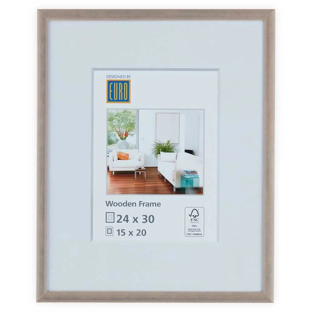Bilderrahmen HR3 Holz Grau Gross 21 x 30 cm kaufen bei OBI