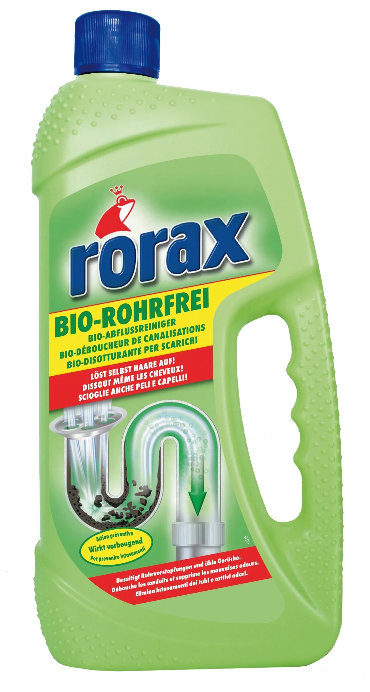 Rorax Abflussreiniger Bio-Power-Gel 1 l