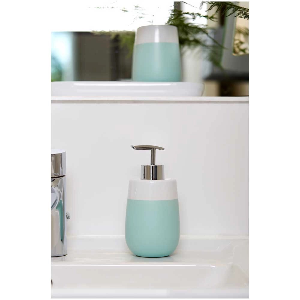 Wenko Seifenspender Malta Keramik Mint-Weiss kaufen bei OBI
