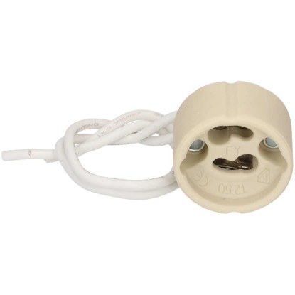 GU10- / GZ10-Fassung PTFE Weiss Kabellänge 150 mm kaufen bei OBI