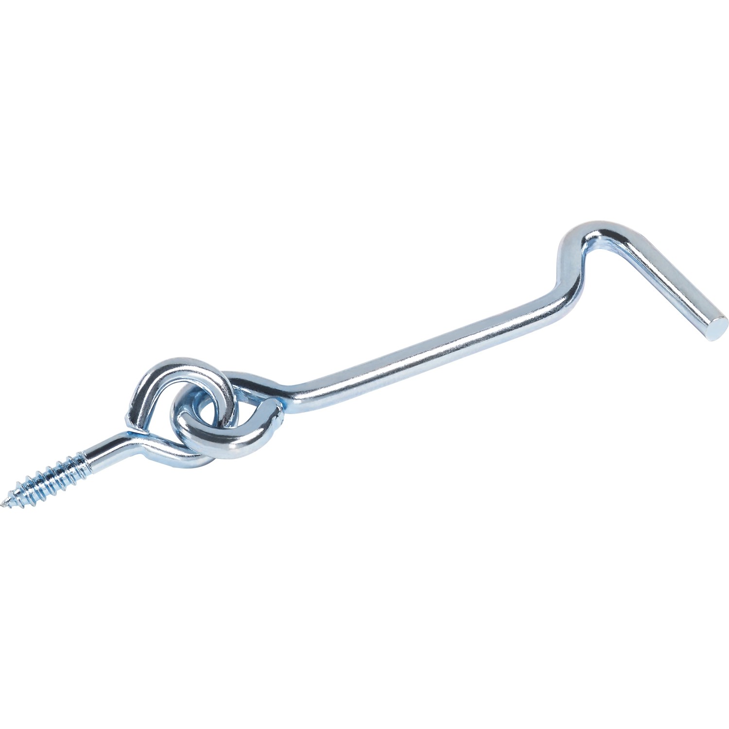 LUX-TOOLS Crochet contrevent avec oeillet galvanisé Ø 3,5 x 60 mm / 2 pcs