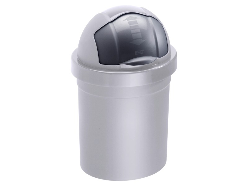 Rotho Roll Bob 10 l Silber/Anthrazit kaufen bei OBI