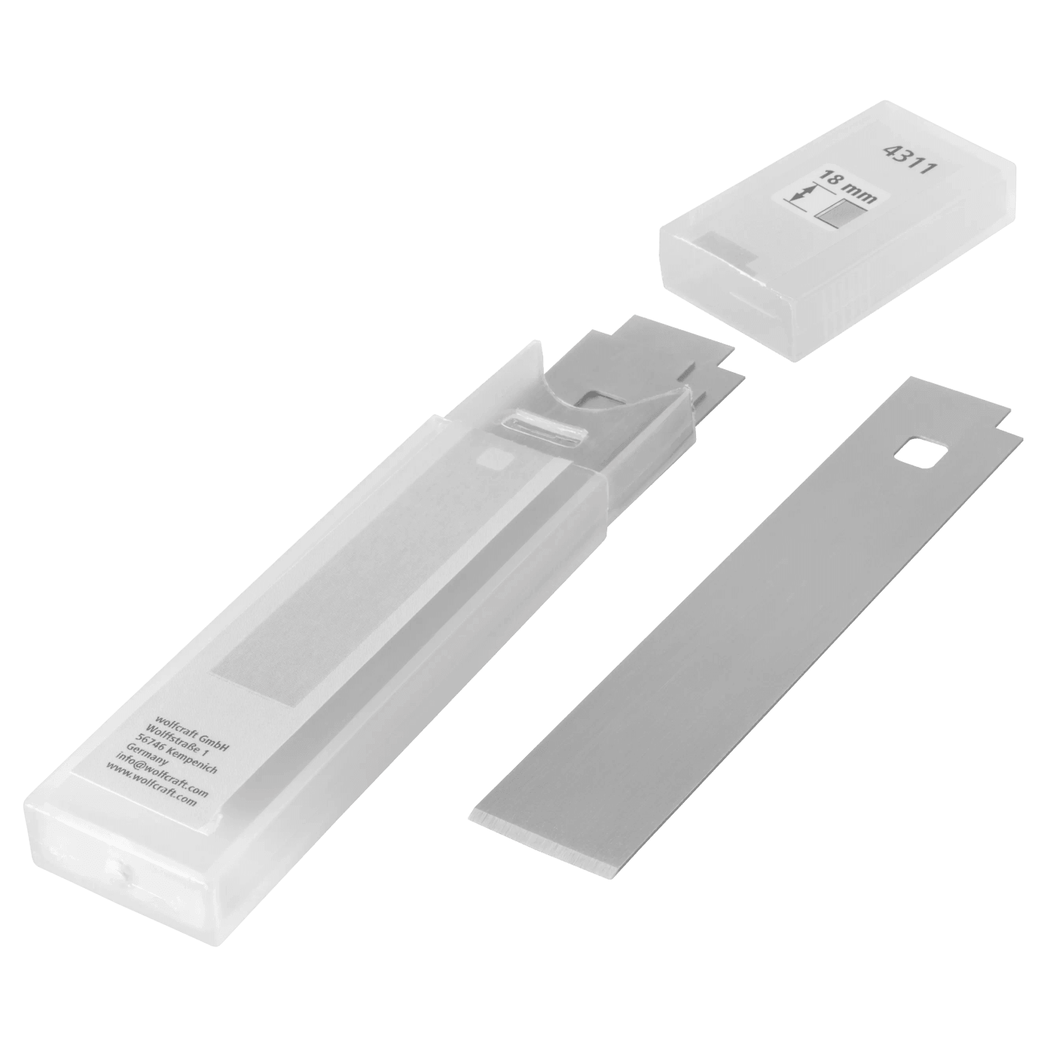 Wolfcraft Lames de rechange pour cutter-grattoir à double lame 3 pcs