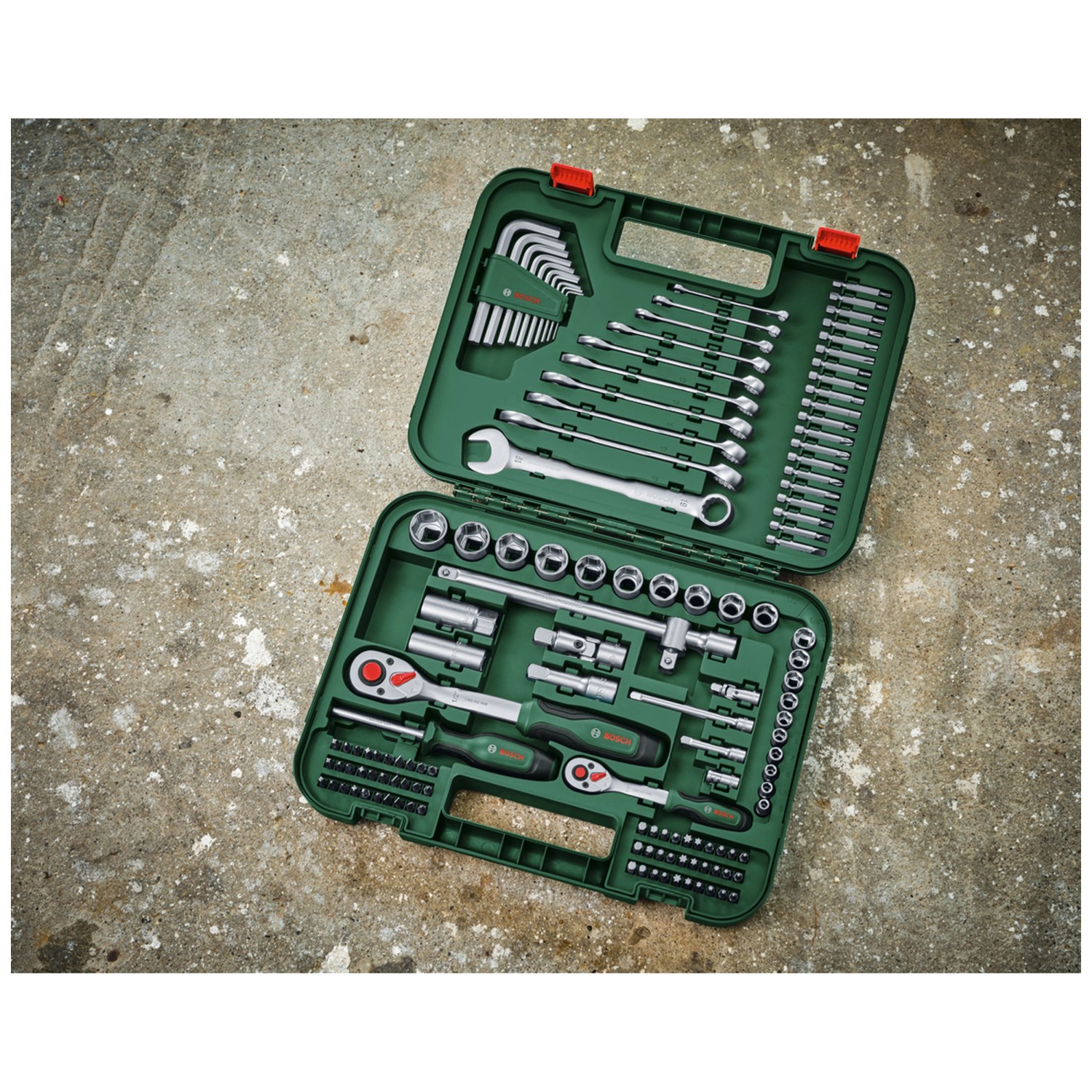 Bosch Werkzeugkoffer Advanced Kunststoff 132-tlg. kaufen bei OBI