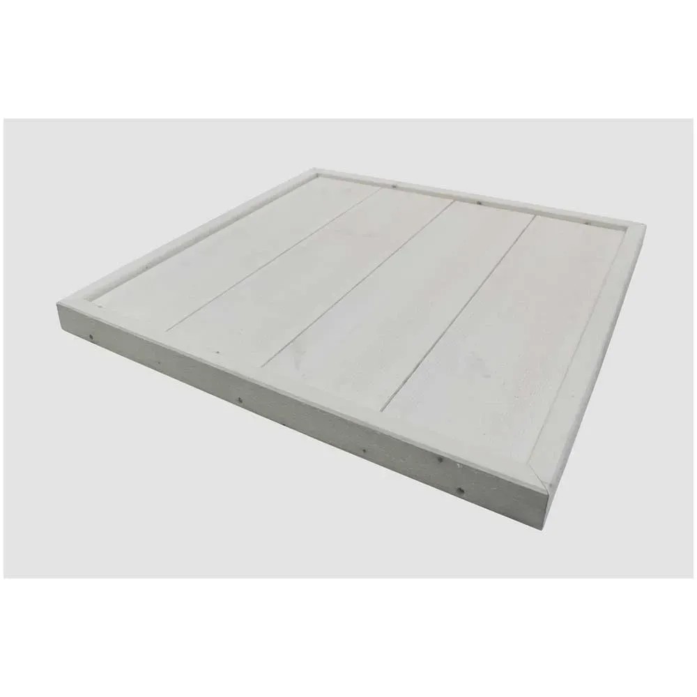 Legno conifera Urban living Wood Profilo U segato grezzo Bianco / 2,5 m