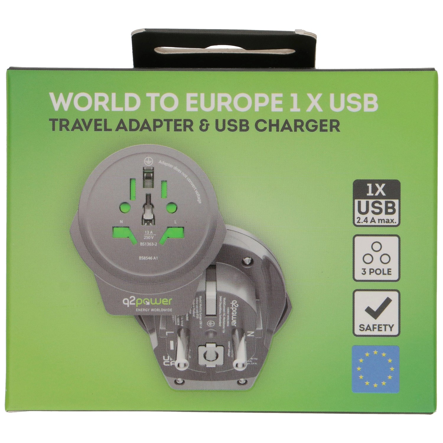 Q2 Power Welt Adapter Schuko USB kaufen bei OBI