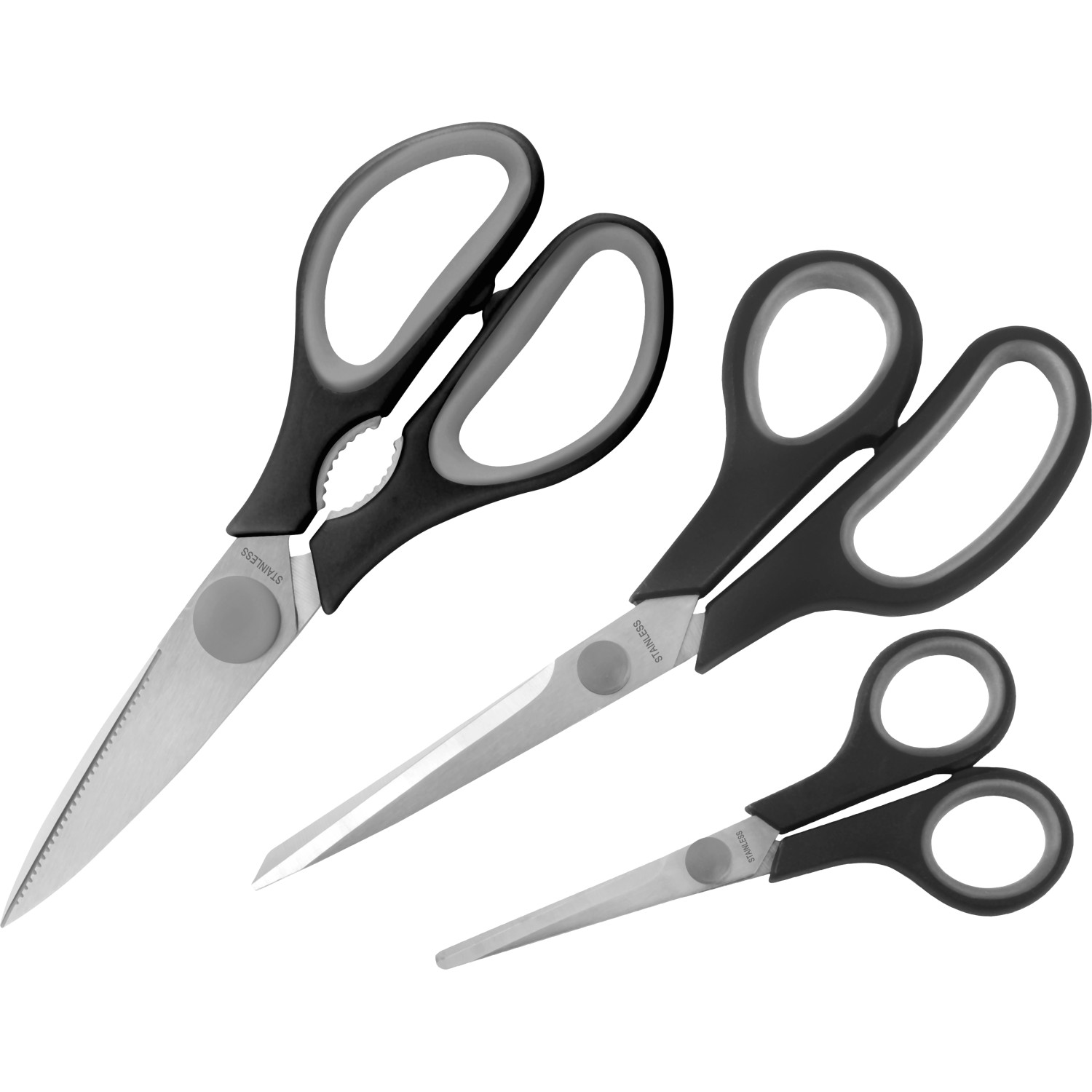 Scheren-Set Edelstahl / Kunststoff 3-tlg. kaufen bei OBI