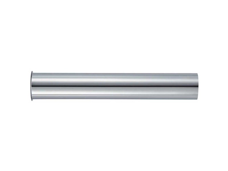 Siphon-Abgangsrohr mit Bördel Messing verchromt Ø 32 mm / Länge 25 cm ...