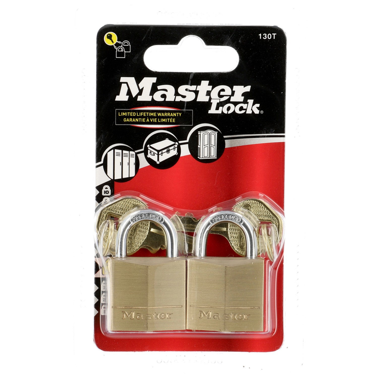 Master Lock Vorhängeschloss Messing Breite 30 mm / 2er-Set kaufen bei OBI