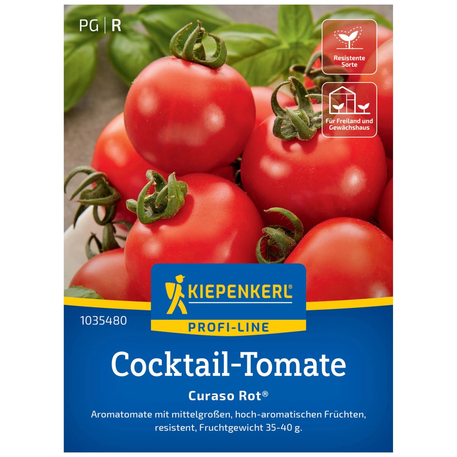 Kiepenkerl Saatgut Cocktail-Tomate Curaso Rot 5 Pflanzen