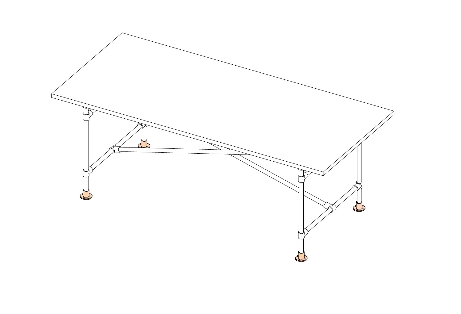 Fussplatte Schwarz Ø 8 cm kaufen bei OBI
