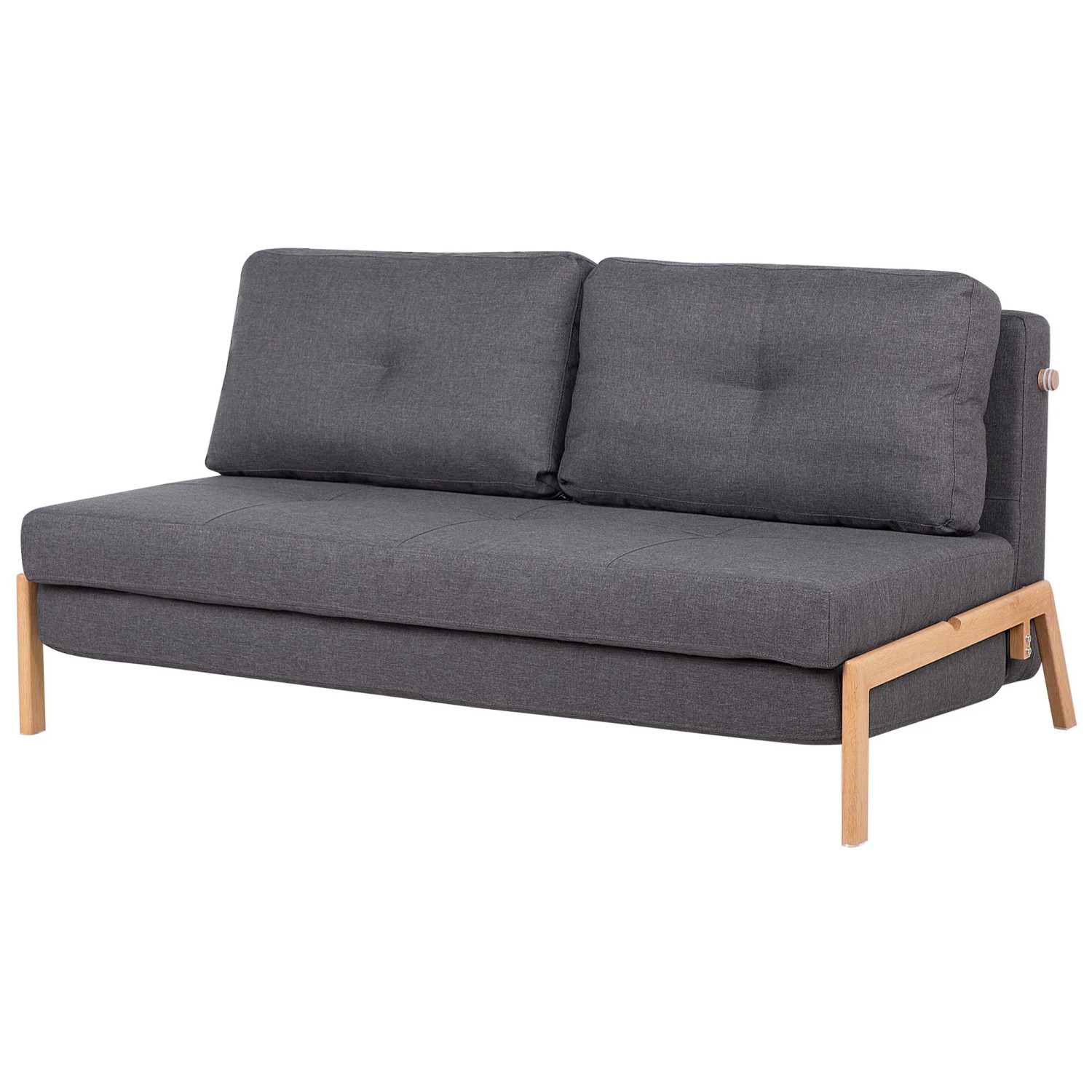 Schlafsofa Edland 2-Sitzer Dunkelgrau