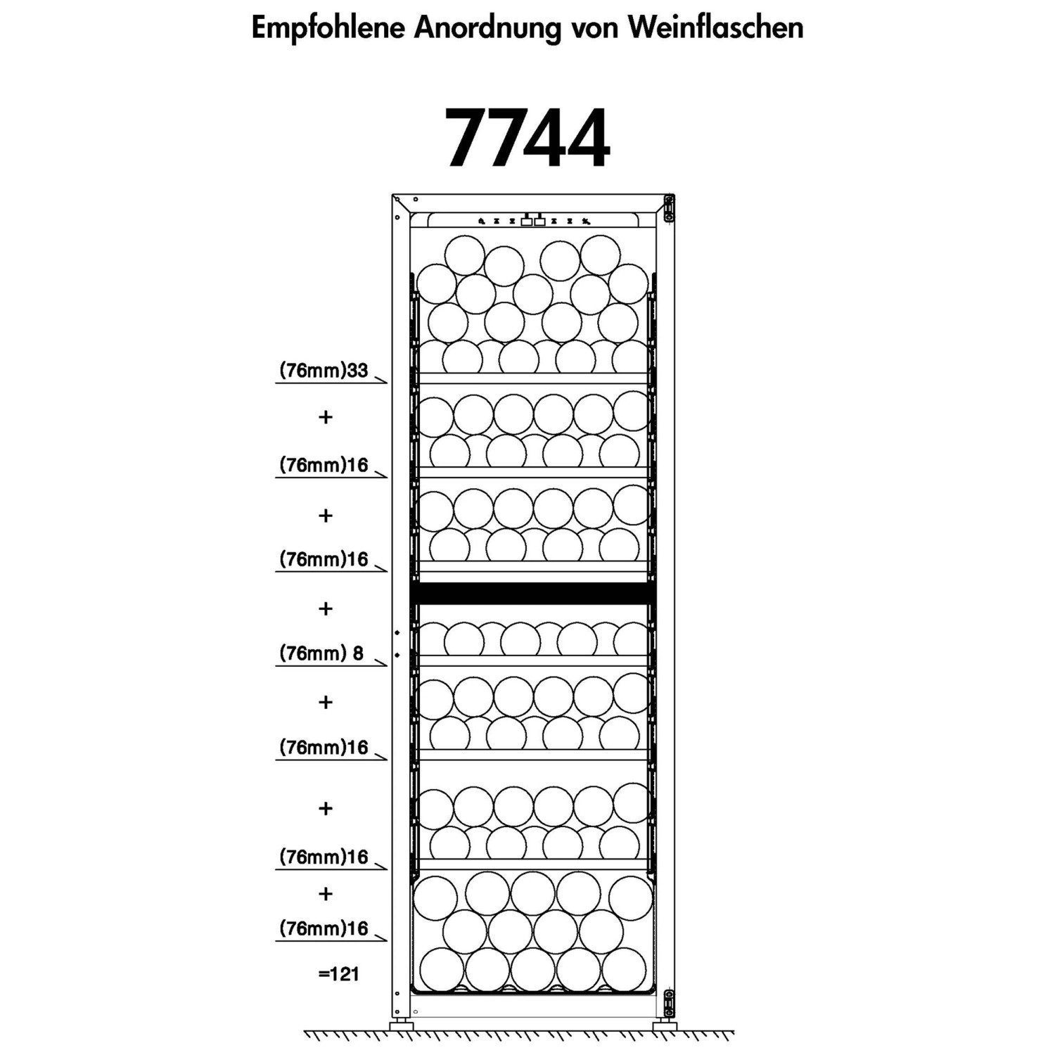 Trisa Weinkühlschrank Dual Zone Türe rechts 291 l kaufen bei OBI