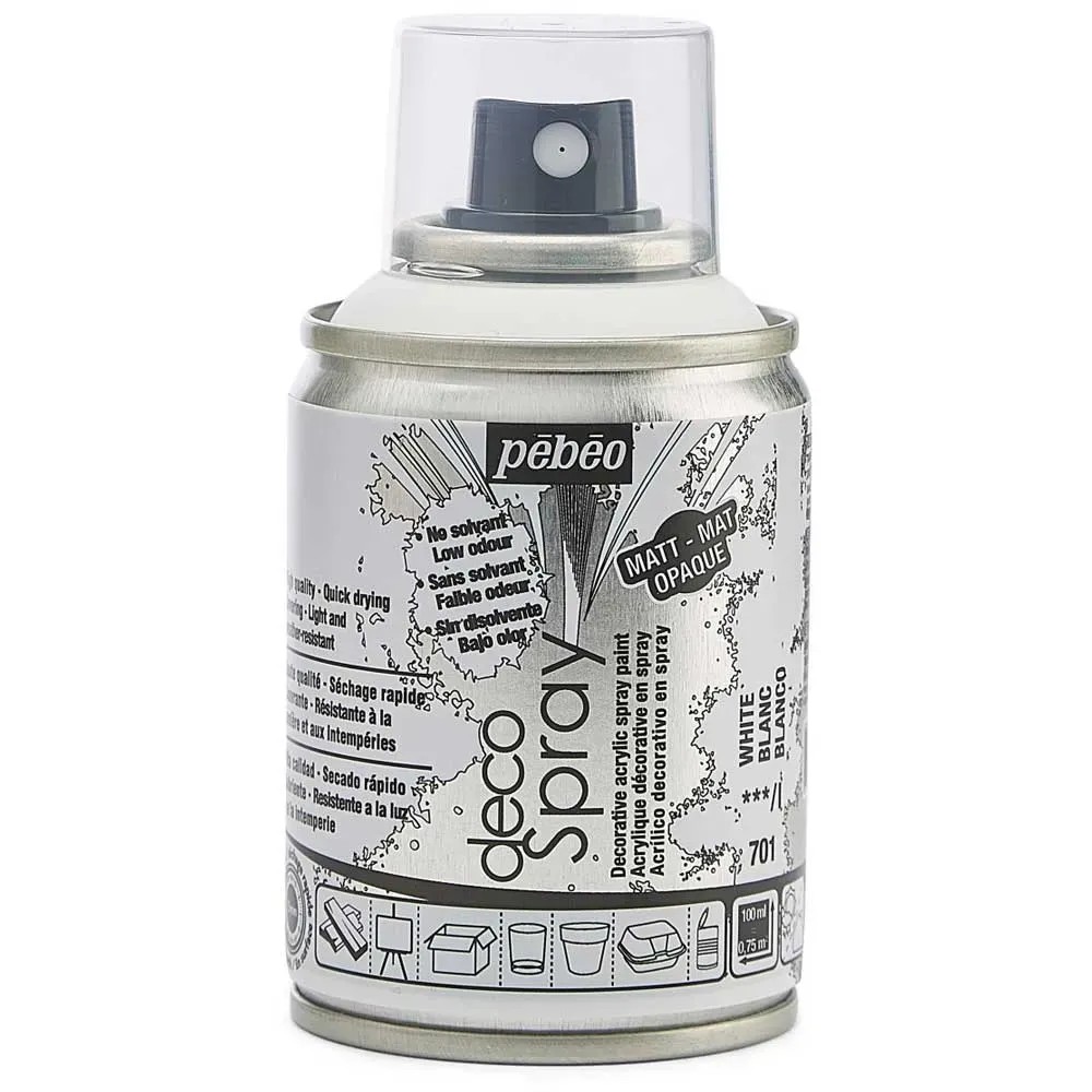 Pébéo Sprühfarbe Decospray Weiss matt 100 ml