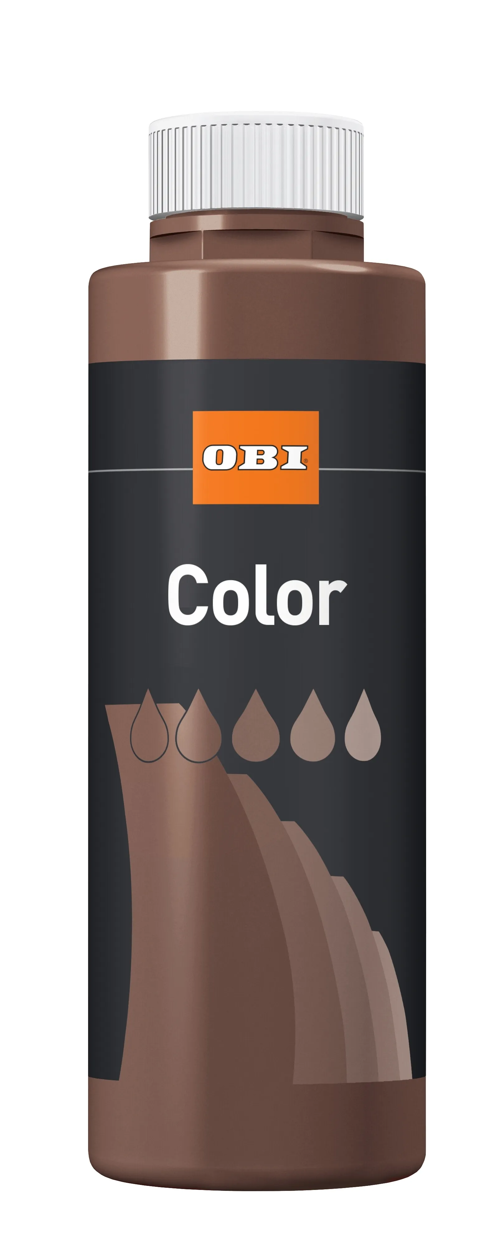 OBI Color Voll- und Abtönfarbe Dunkelbraun matt 500 ml kaufen bei OBI