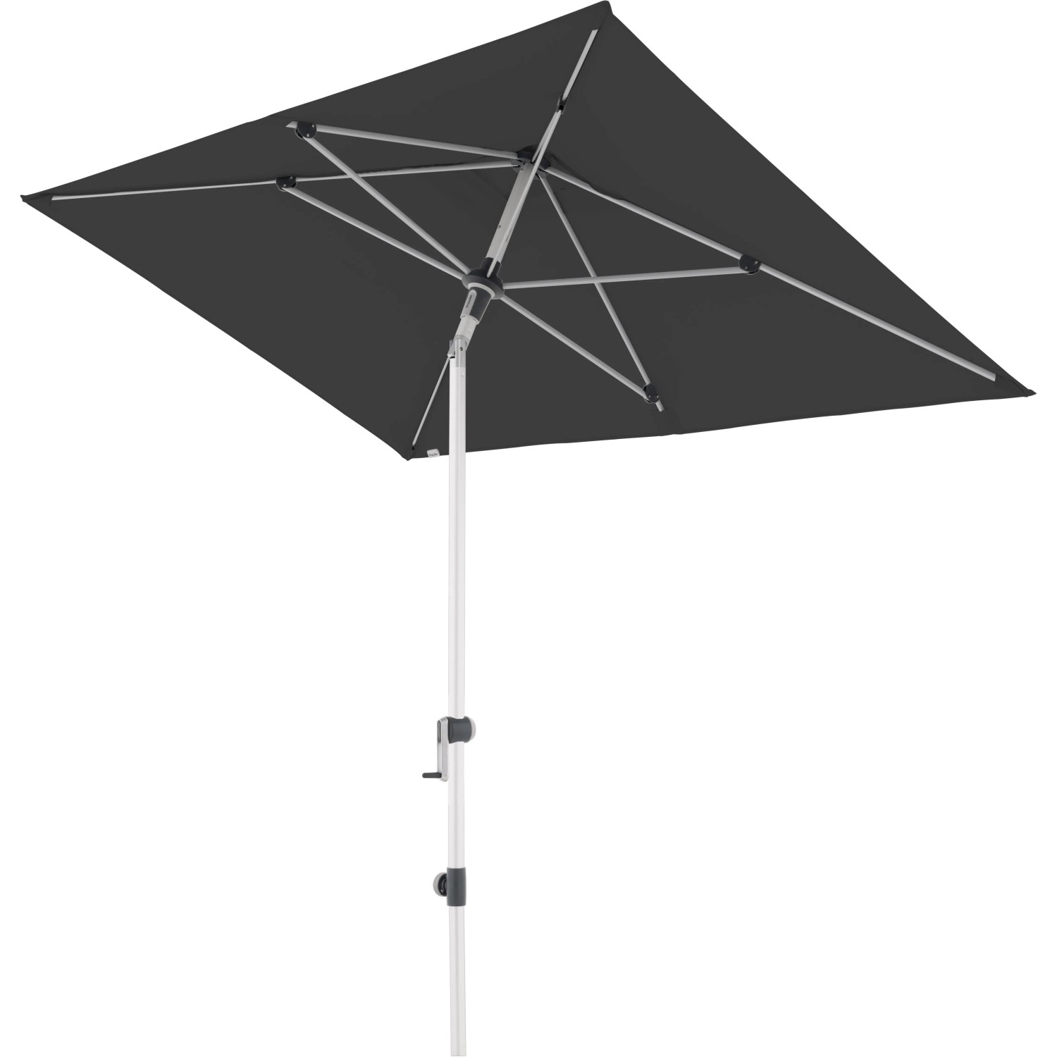 Sonnenschirm Expert Auto Tilt Anthrazit 220 x 140 cm kaufen bei OBI