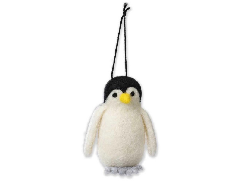 Dekohänger Pinguin Textil Weiss 11 cm kaufen bei OBI